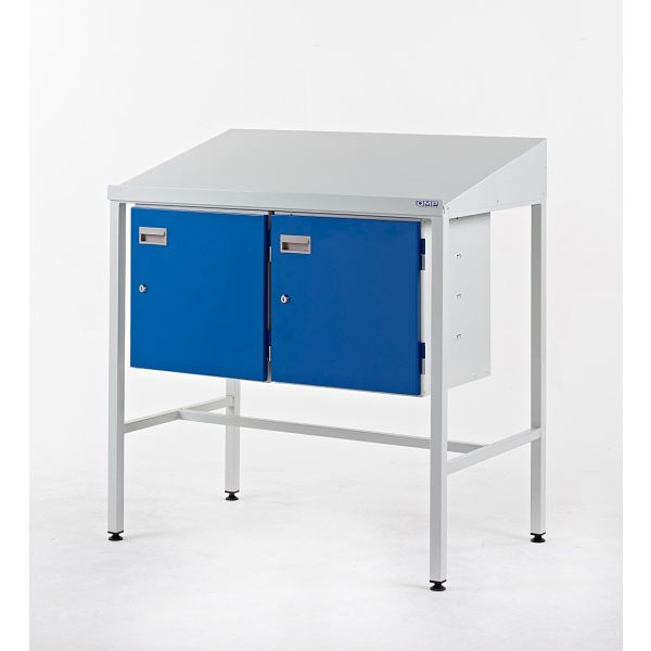 Team Leader Workstations - Double Cupboard | Linear Storage Solutions