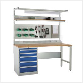1200mm System Tek Workbenches - Fits 1 x 600mm Cabinets | Linear Storage Solutions