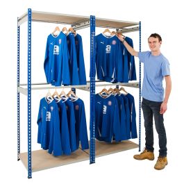 Rivet Garment Racks | Linear Storage Solutions
