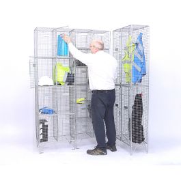 Wire Mesh Lockers | Linear Storage Solutions